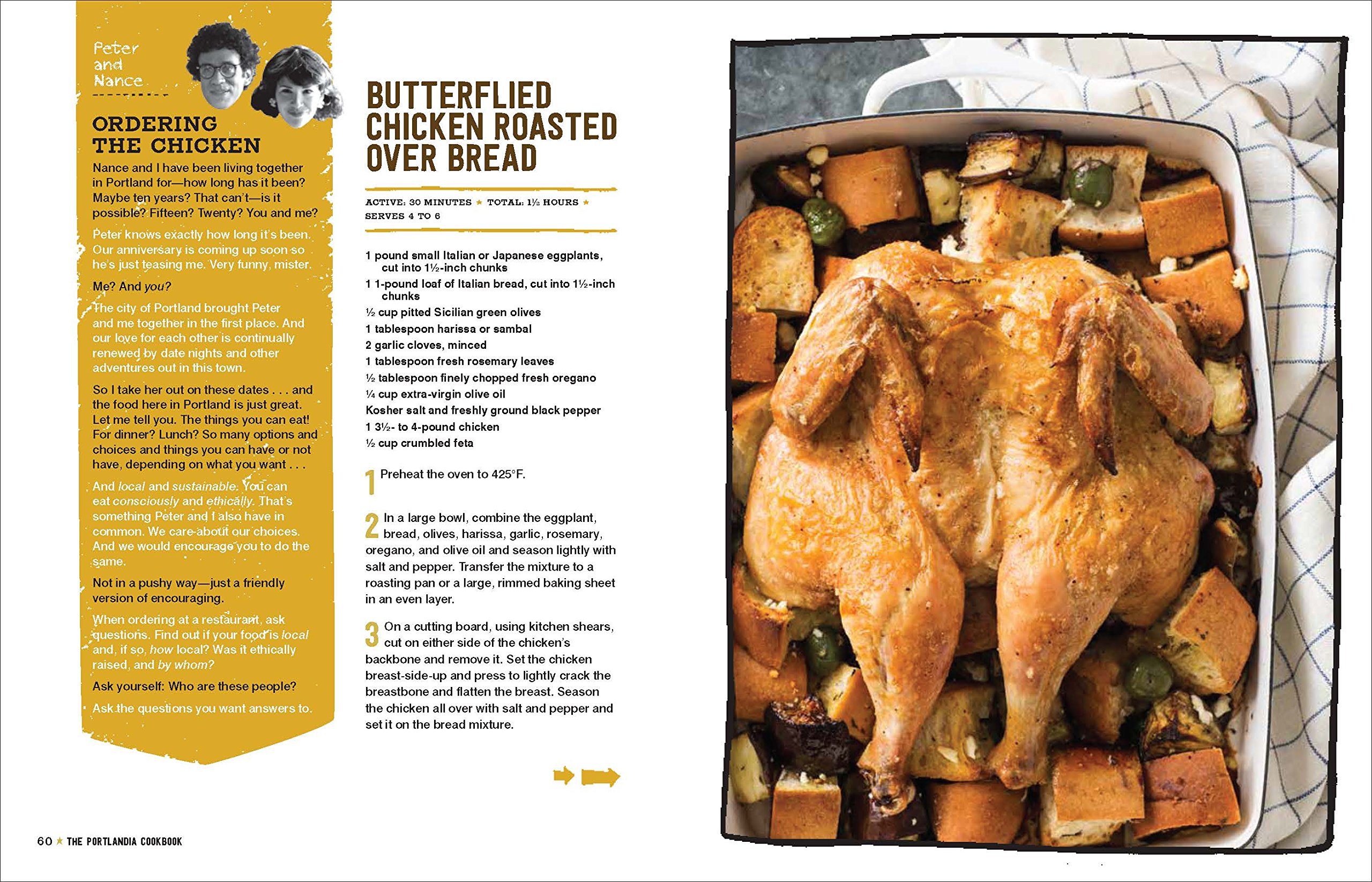 THE PORTLANDIA COOKBOOK by Fred Armisen, Carrie Brownstein & Jonathan ...